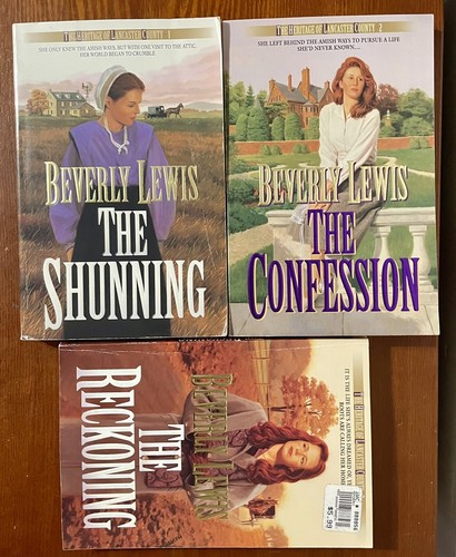 Heritage of Lancaster County by Beverly Lewis Lot of 3 Confession ...
