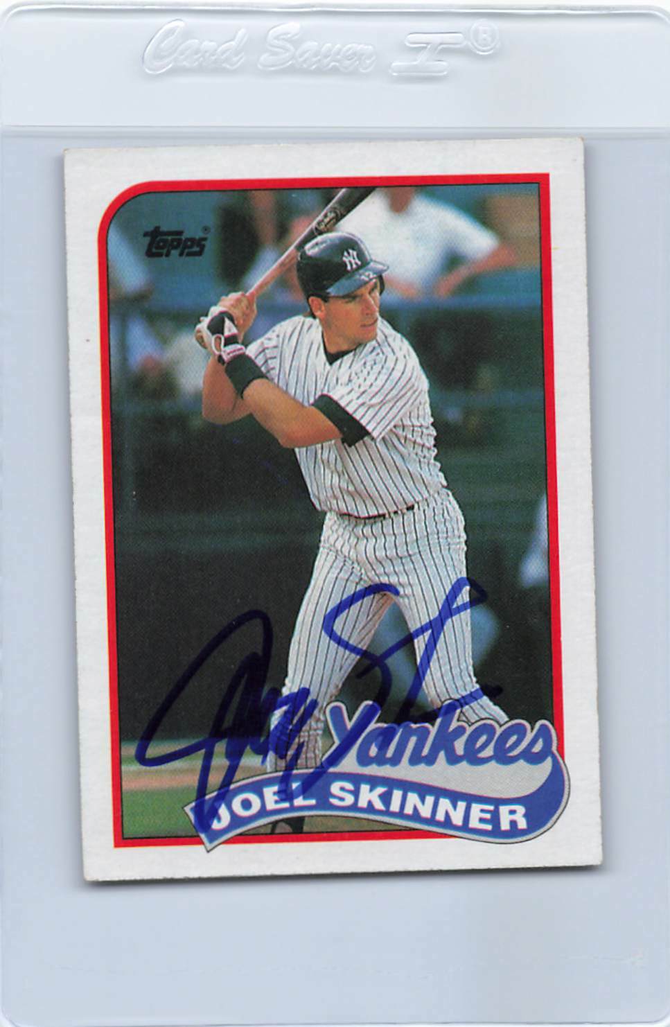 1989 Topps #536 Joel Skinner Yankees Signed Auto *F7074 | eBay