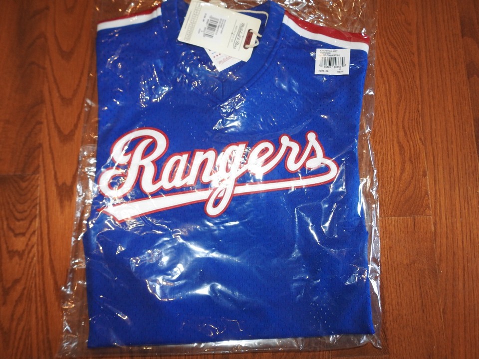 MLB Mitchell & Ness Texas Rangers #34 Baseball Jersey New Mens Sizes ...