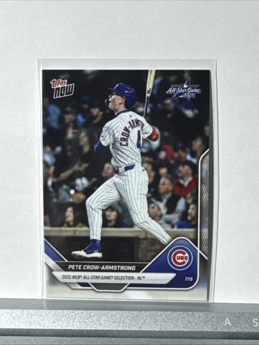 Pete Crow-Armstrong 2025 All-Star Game Set - MLB Topps NOW ASG-PCA - Cubs | eBay