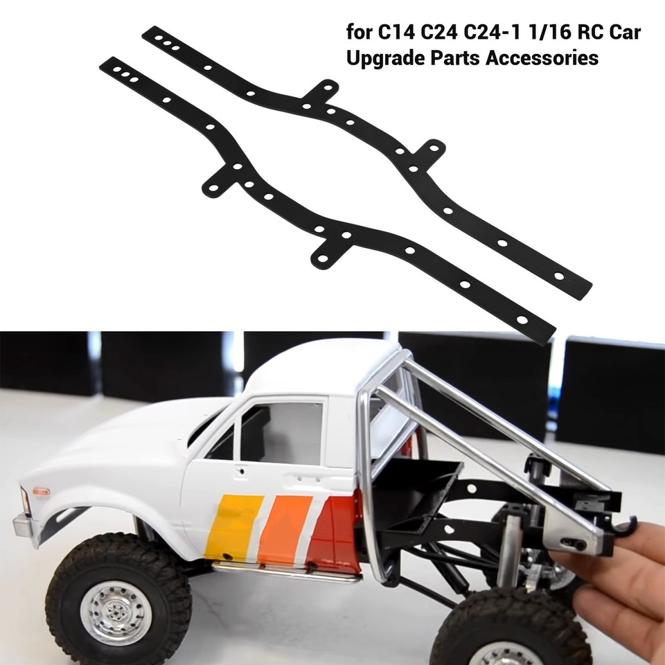 2Pcs Metall Chassis BalkenträGer Seitenrahmen Chassis für C14 C24 C24-1 ...