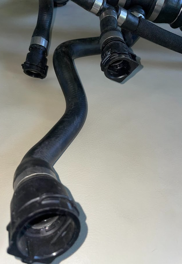 BMW Upper Radiator Coolant Hose - 17-12-7-508-038 - For 760Li & 760i ...