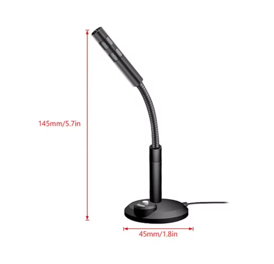 USB Microphone Mic for Laptop PC Computer MSN Skype Desktop Gaming ...