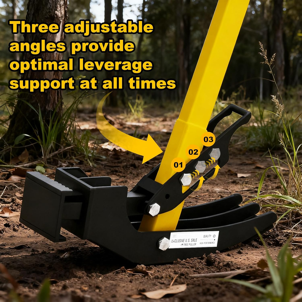 High-Leverage Tree Puller for Roots 1/4"–2" Effort-Saving Manual Root ...