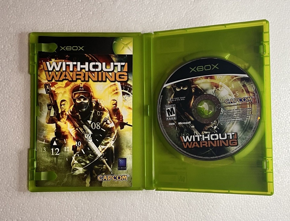 Without Warning Xbox CIB Complete Tested Third Person Shooter Original ...