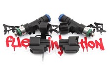 2 - 2000cc Bosch Fuel Injectors Fits 93 Rx7 W/ CJM Primary Fuel Rail ...