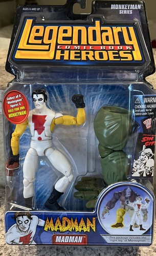 Legendary Comic Book Heroes 6” MADMAN Action Figure MonkeyMan Leg | eBay