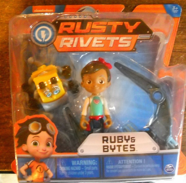 3 LOT RUSTY RIVETS RUBY BYTES WHIRLY CRUSH NIB NICKELODEON | eBay