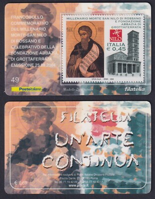 Philatelic Card 2004 San Nilo di Rossano Grottaferrata B-L2 | eBay UK