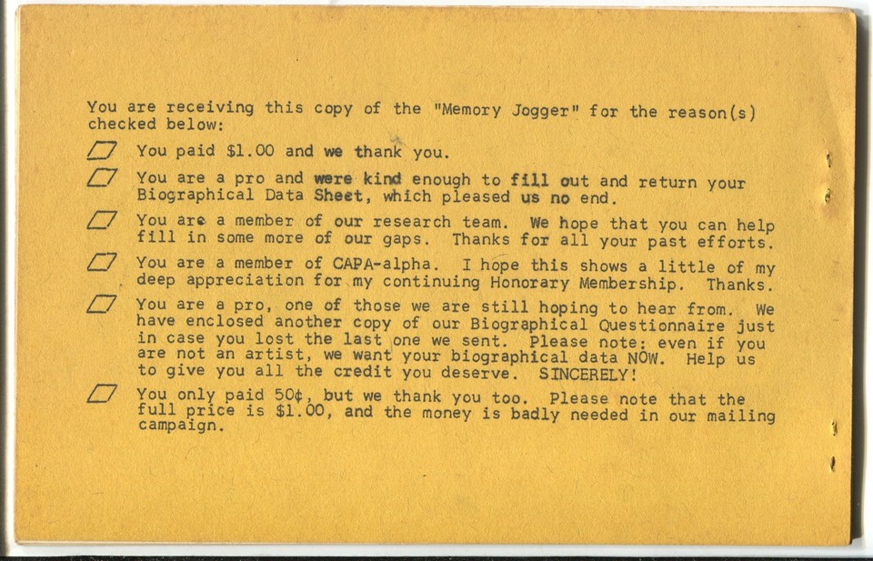 Panelologist Vol.3-Jerry Bails-Hames Ware-comic book artists 1935 ...