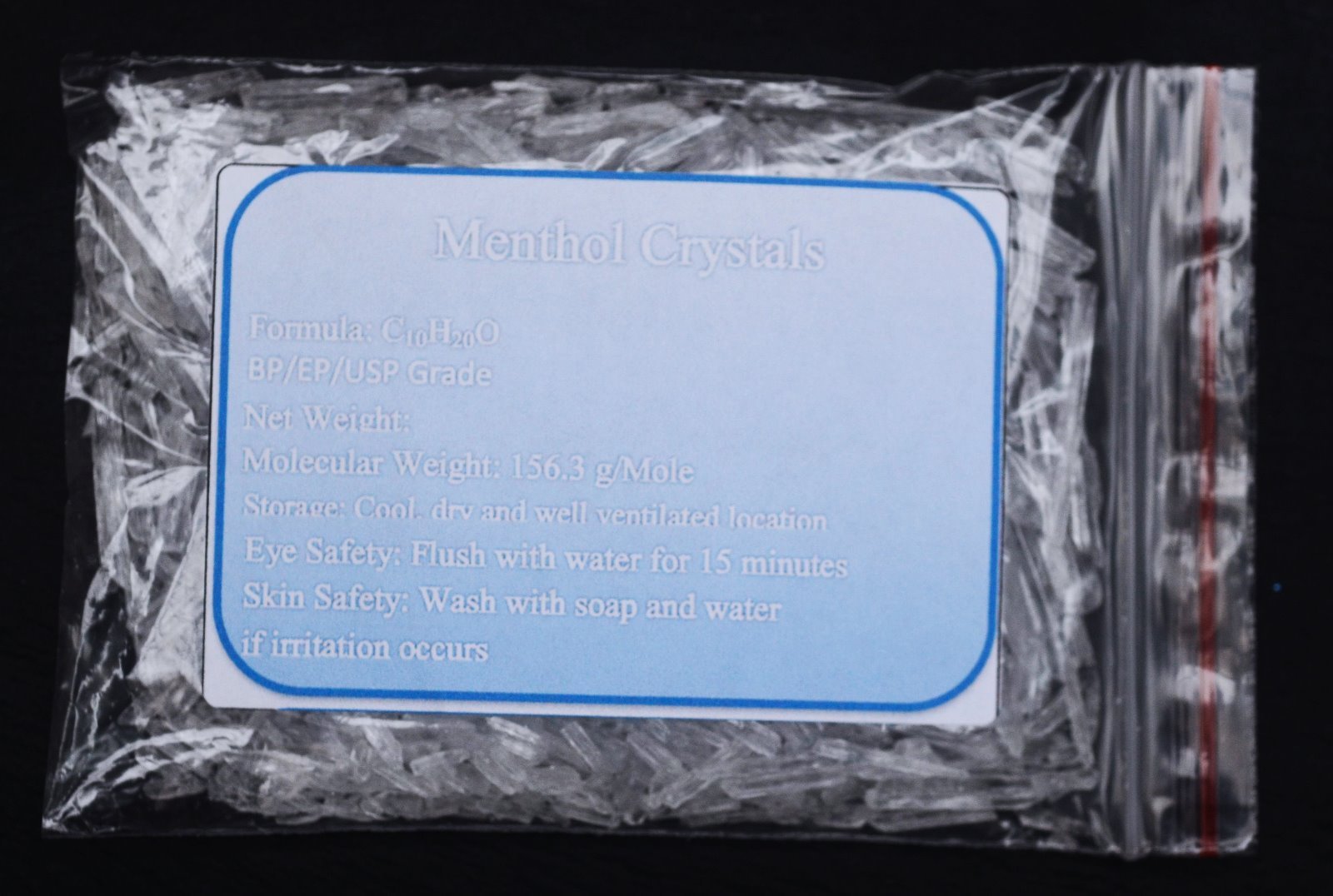 1000g 1kg Premium Menthol Crystals BP/EP/USP Grade Aromatherapy / E CIG ...