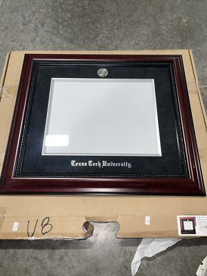 University Frames Executive Diploma Frame W Black Suede, Silver ...