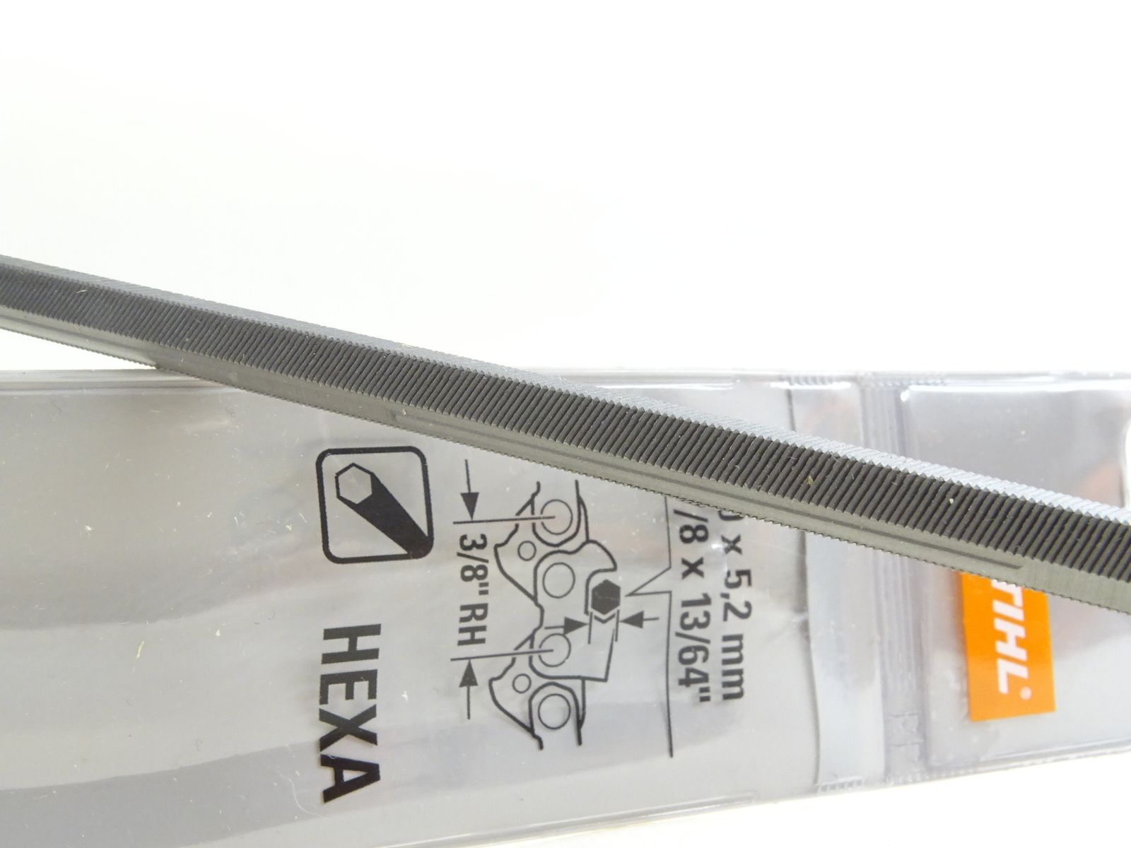 Stihl 5,2 Hexa Feile Ø 5,2 x 200 mm Sechskant für Sägekette 36 RH | eBay