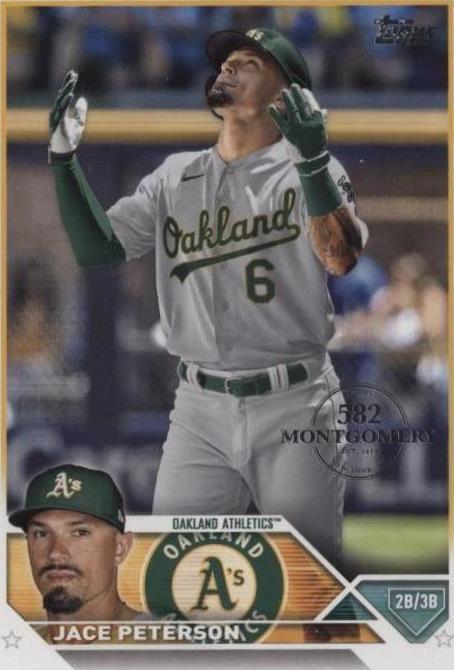 2023 Topps Complete Set - Jace Peterson #619 582 Montgomery Club for ...
