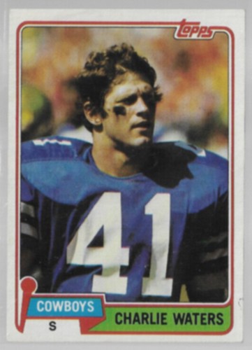 CHARLIE WATERS 1981 Topps #455. COWBOYS | eBay