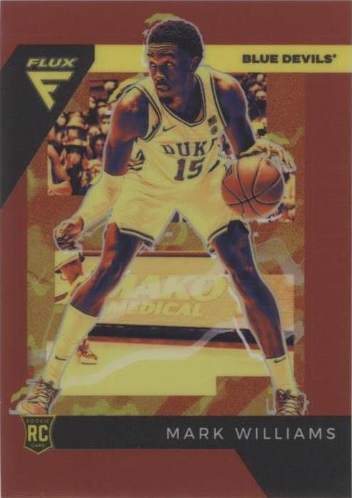 2022-23 Panini Chronicles Draft Picks - Flux Mark Williams #17 Red ...