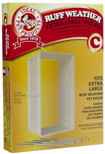 Ideal Pet Products Ruff-Weather Pet Door Wall Installation Kit, Extra ...
