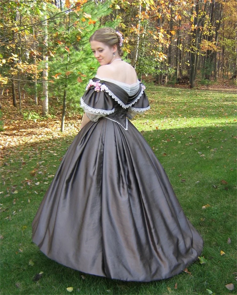 1860s Renaissance Victorian Prom Dress Civil War Southern Belle ...