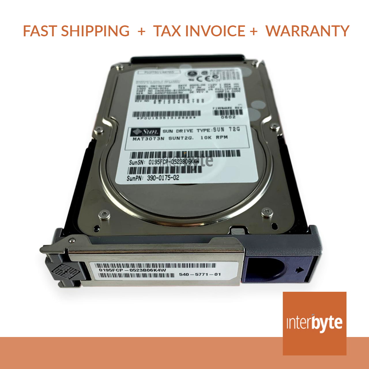 SUN 540-6611 HDD 72GB 10K SAS 2.5 T2000 | eBay