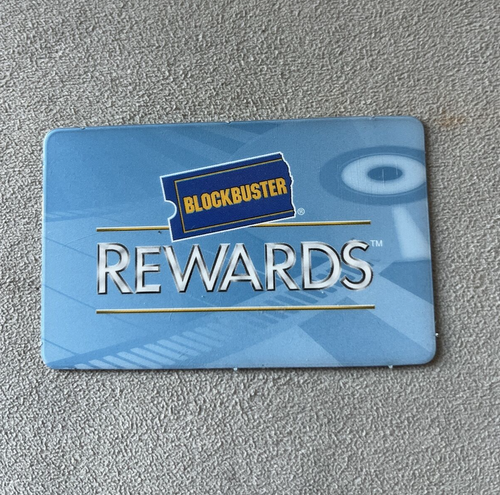 Blockbuster Rewards Card Movie Rental Member | eBay