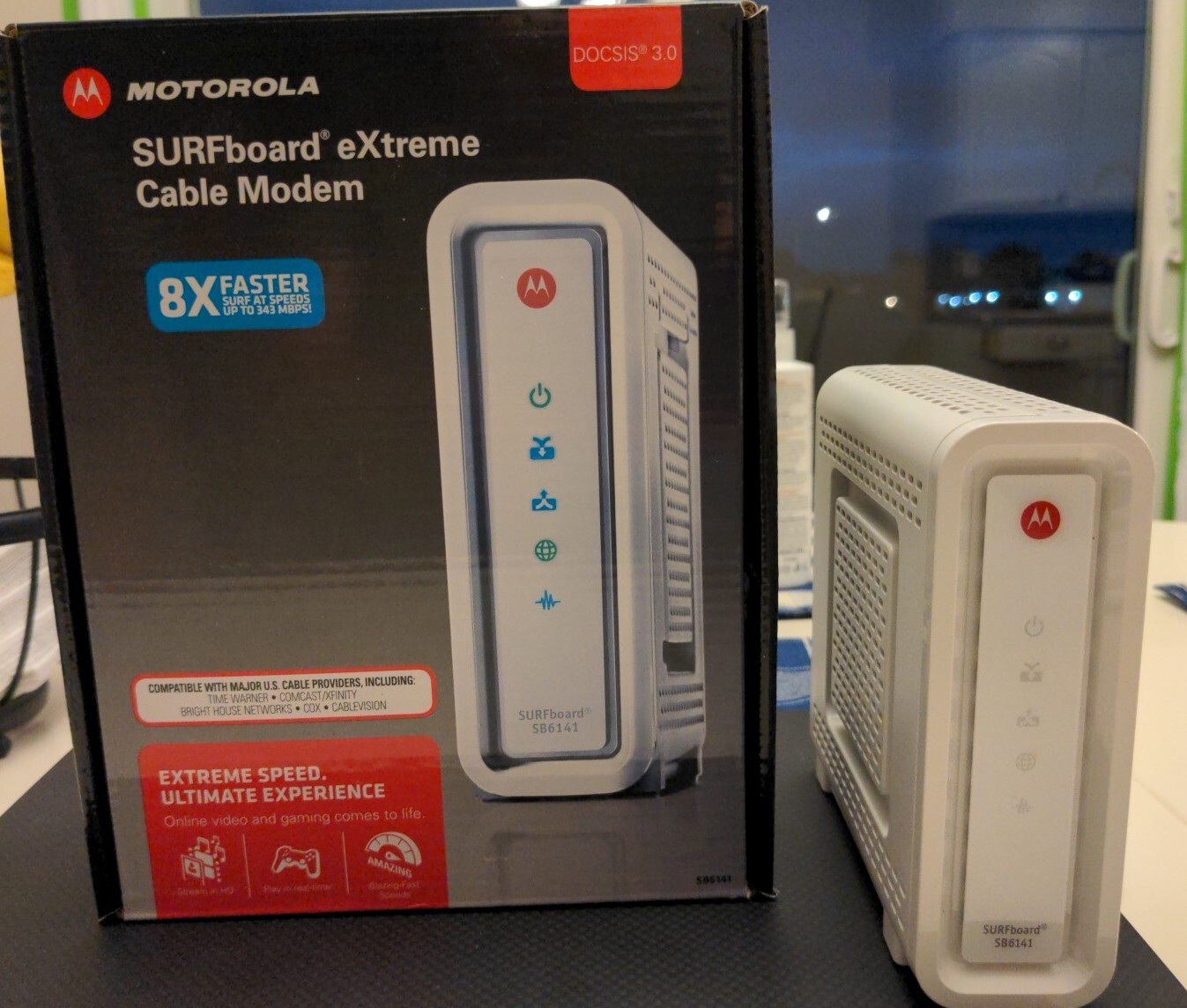 MOTOROLA ARRIS SURFboard SB6141 Docsis 3.0 Extreme Cable Modem | eBay