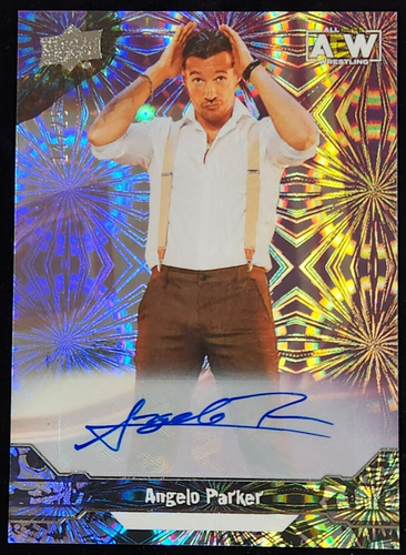 ANGELO PARKER 2023 Upper Deck AEW PRYO AUTO 14/25 | eBay