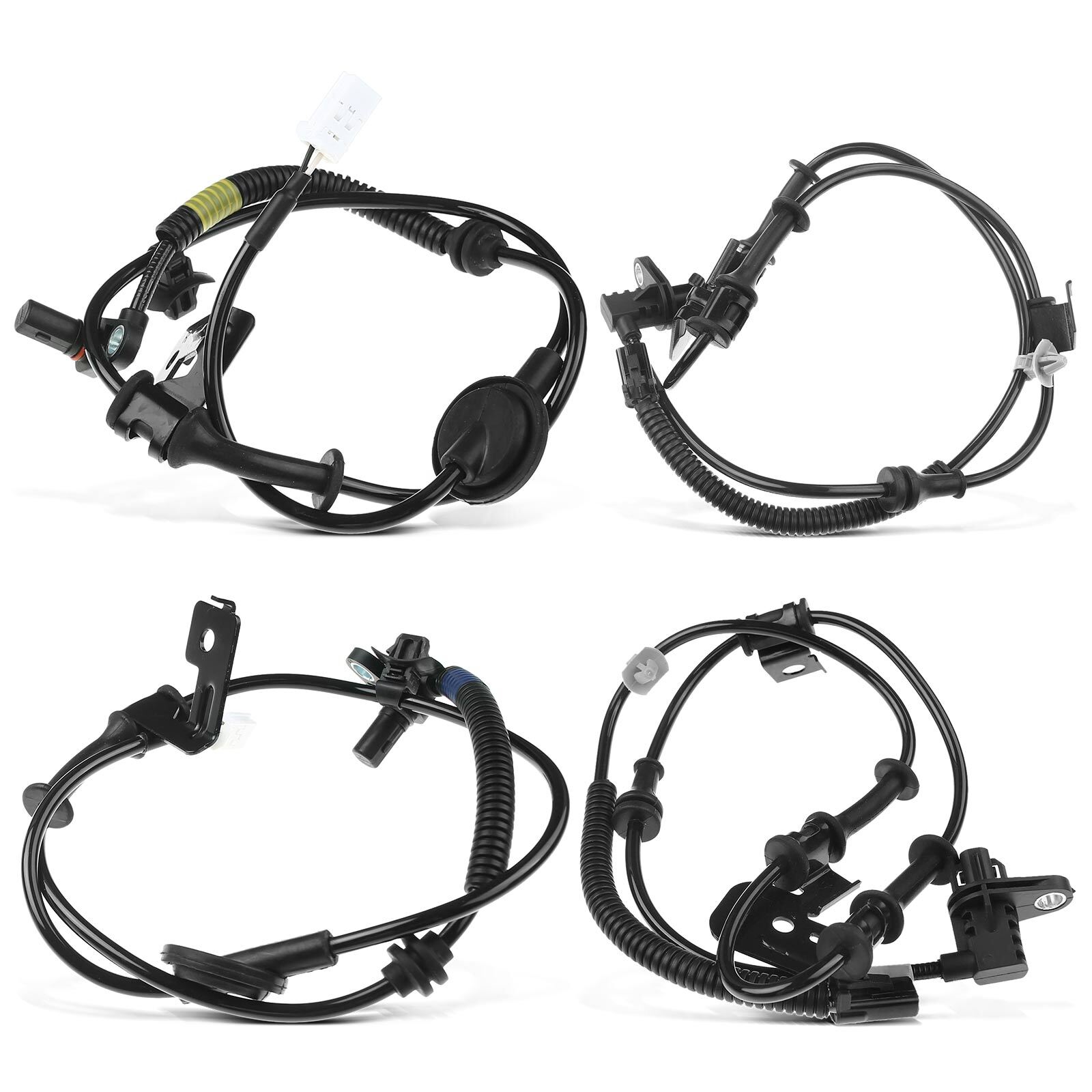 4Pcs Front & Rear Side ABS Wheel Speed Sensor for Hyundai Accent 2012 ...