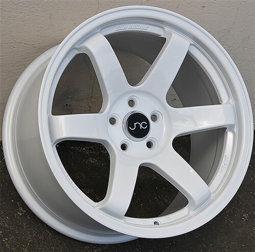 JNC WHEELS JNC014 17x8.25/17x9.25 4x100/114.3 32 WHITE SET(4) STAGGERED ...