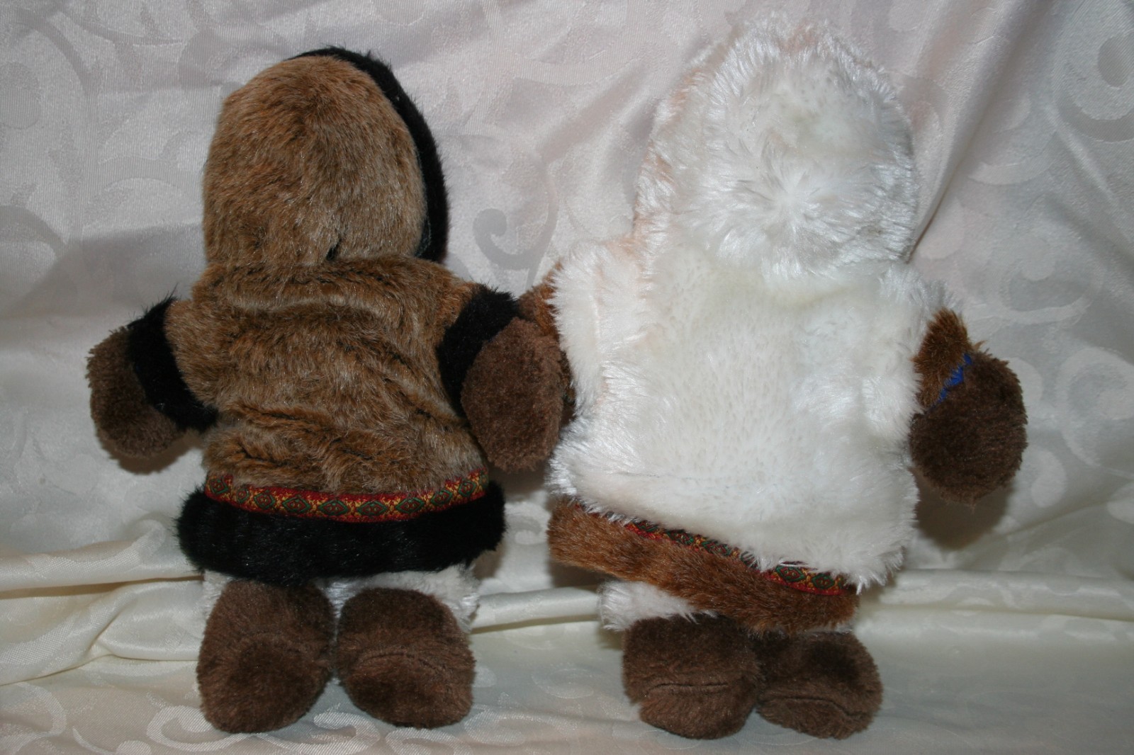 Lot of 2 Kipmik Alaskan Eskimo Dolls Plush Stuffed Toy Great Condition ...