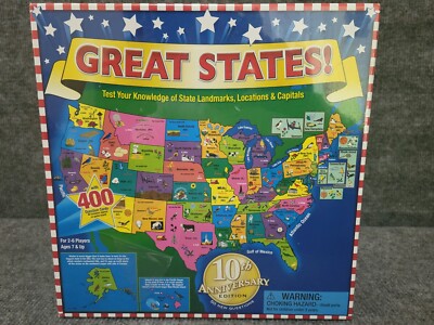 GREAT STATES Game 10th Anniversary Edition | eBay