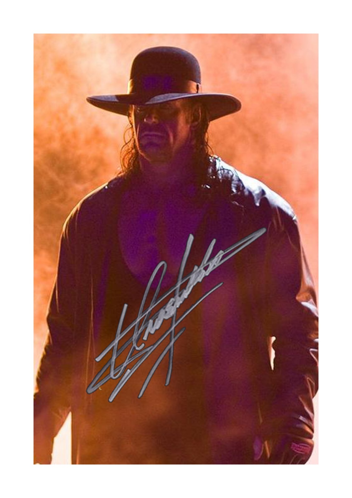 The Undertaker (2) A4 signed mounted photograph picture poster. Choice ...