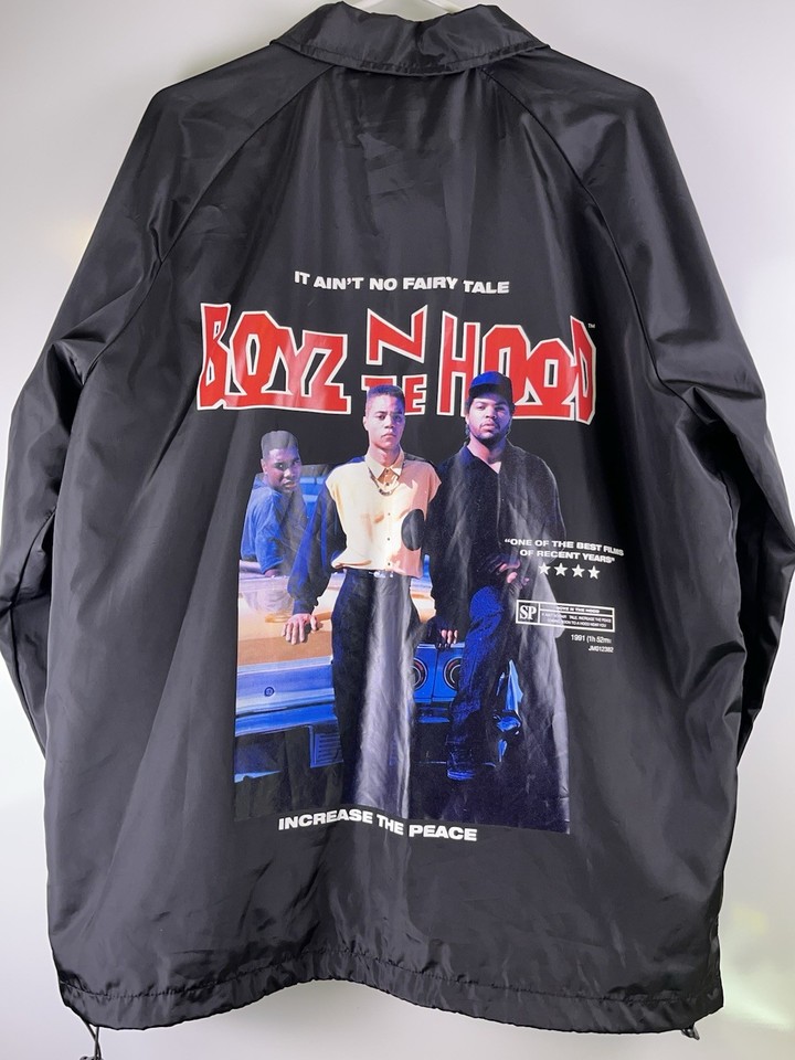 Boyz N The Hood x Shoe Palace Jacket Men’s Large Hip Hop Windbreaker ...