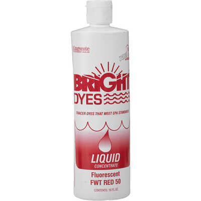 Bright Dyes FWT Red Fluorescent Dye 1 Pint Liquid | eBay