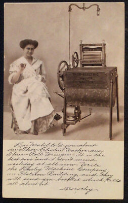 Thor Electric Washing Machine Co. Vintage Advertising Postcard C 1920 ...