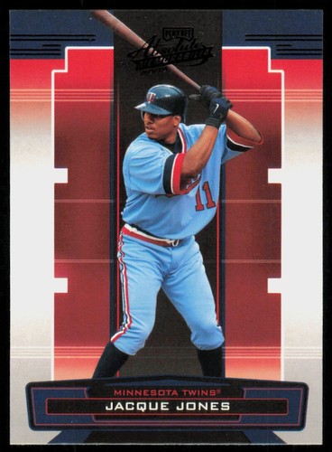 2005 Playoff Absolute Memorabilia Black Parallel Jacque Jones #12 | eBay