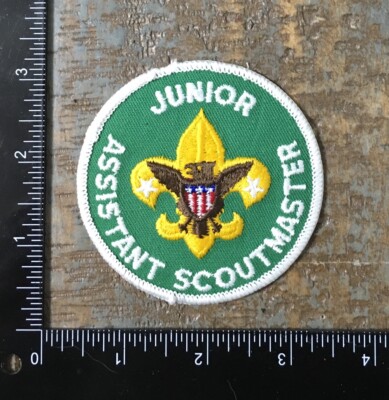 Vintage JUNIOR ASSISTANT SCOUTMASTER Boy Scouts Position Patch BSA | eBay