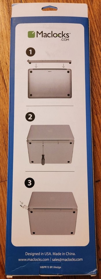 Security Lock Bracket MacBook Pro Retina Maclocks 15" inch MBPR15 BR WEDGE | eBay