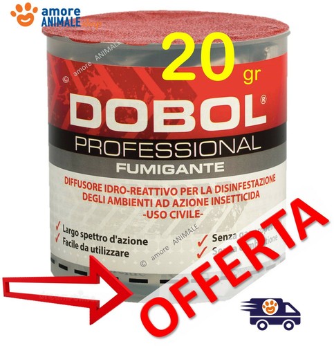 DOBOL INSETTICIDA FUMIGANTE → gr 20 / 300 Mc - Barattolo Disinfestante ...