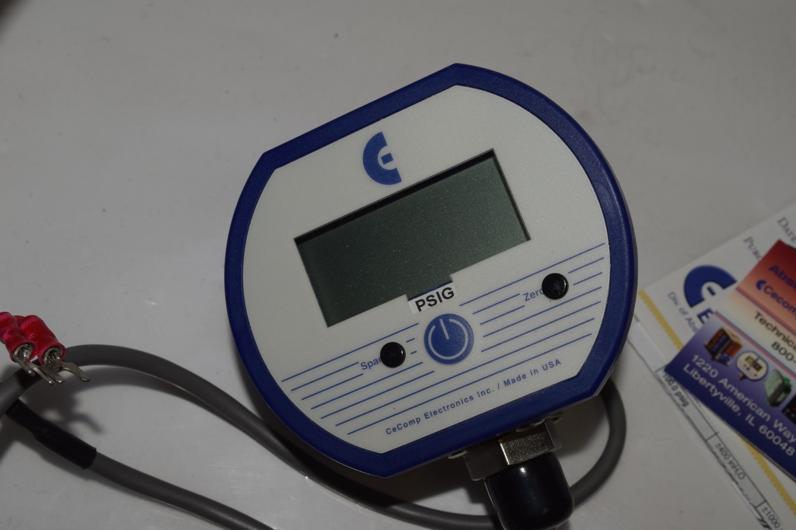 ^^CECOMP ELECTRONICS INC DIGITAL PRESSURE GAUGE MODEL DPG1000AD 200PSIG ...
