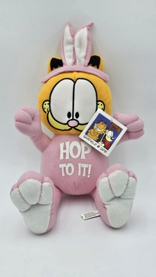 Garfield Plush In Pink Easter Bunny " HOPE TO IT" Costume New With Tags ...
