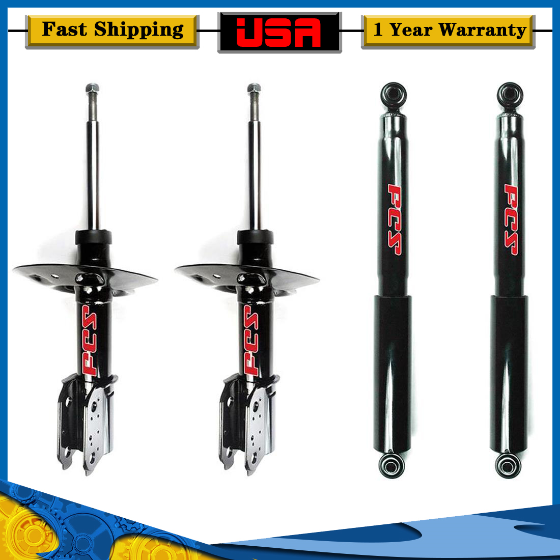 Front Rear Shocks & Struts Set of 4 Fits 2000-2005 Chevrolet Venture | eBay