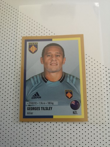 George Tilsley Usap Sticker Panini Rugby 2021 2022 Top 14 #280 | eBay