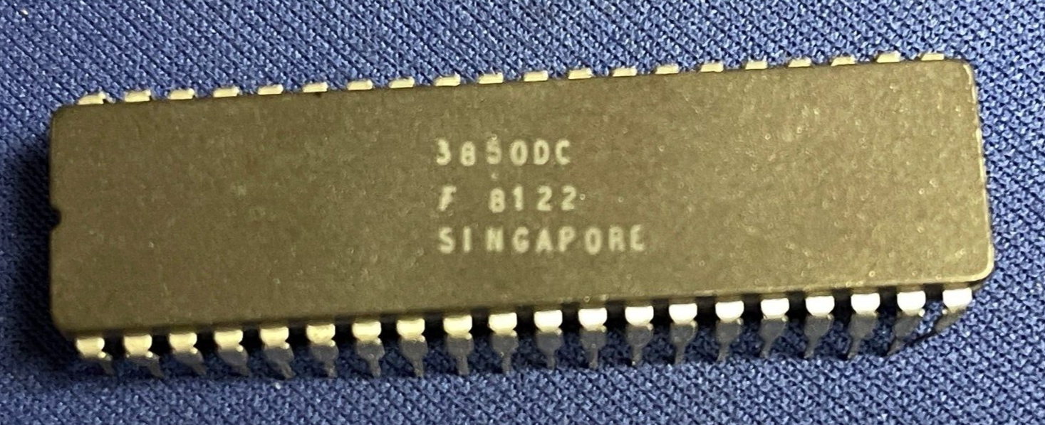 3850DC FSC CPU COLLECTIBLE 40-PIN CERDIP VINTAGE 1981 NOS LAST ONES ...