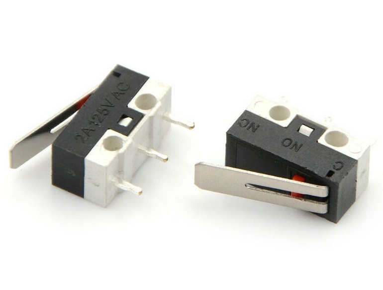 PCB Mount Micro Limit Switch Lever Arm NO/NC Snap Action 2A 125V ...