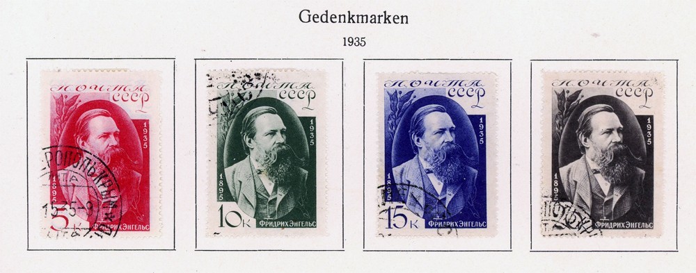 Russia 1935 Sc 555-8/Mi 523-6 Engels CV $25 | eBay
