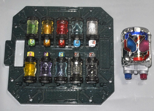Kamen Rider Build DX Pandora Panel w/ 10pcs Full Bottles + Rabbit Tank ...