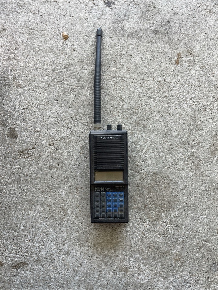 Realistic Pro-34 Programmable Scanner Radio Works 20-135 Works | eBay