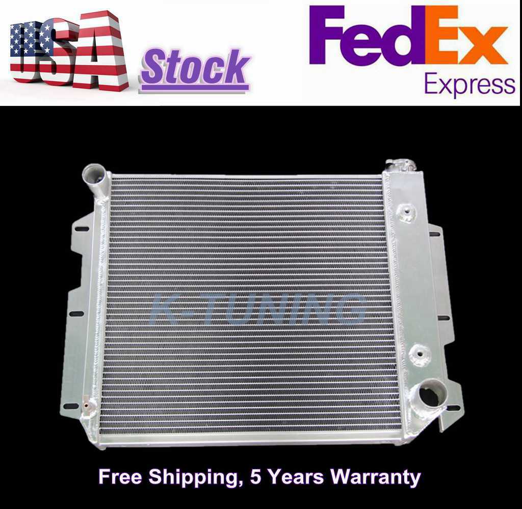 Aluminum Performance Radiator For 87-06 Jeep Wrangler TJ YJ V8 ...