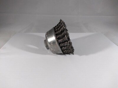 "NEW" Osborn 33053 2-3/4 Knotted Cup Brush .020 Carbon Steel Wire 5/8 ...