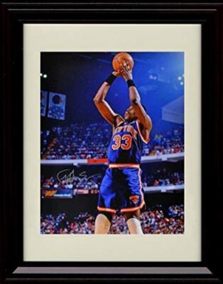 16x20 Framed Patrick Ewing - Shooting - New York Knicks - Autograph ...
